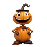 China Customized Resin Acrylic Pumpkin Ornament 2024 Top Choice for Halloween Holiday Decor for sale
