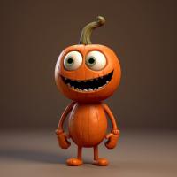 China Customized Resin Acrylic Pumpkin Ornament 2024 Top Choice for Halloween Holiday Decor for sale