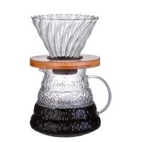 China Thermal Insulation Performance Transparent Glass Cold Brew Coffee Maker with Lid for sale