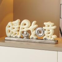China Tree Branch Double Tray Creative White Porcelain Bear Storage Decoration for Hallween for sale