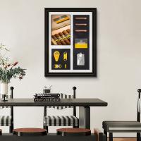 China Home Decoration Realistic 3D Wall Murals for a Modern Artistic Cigar Coffee Shop Vibe for sale