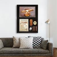 China Modern 3D Artistic Cigar Painting Detailed Simulation Wall Murals for Interior for sale