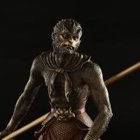 China Custom 3D Alloy Copper Wukong Statue A Contemporary Design Style for Hotel Decoration for sale