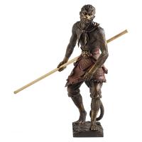 China Custom 3D Alloy Copper Wukong Statue A Contemporary Design Style for Hotel Decoration for sale