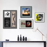 China Anniversary Occasion Luxury 3D Bicycle Wall Art for Home Office Hotel Decoration for sale