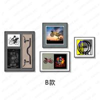 China Anniversary Occasion Luxury 3D Bicycle Wall Art for Home Office Hotel Decoration for sale