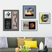 China Anniversary Occasion Luxury 3D Bicycle Wall Art for Home Office Hotel Decoration for sale
