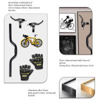 China Anniversary Occasion Luxury 3D Bicycle Wall Art for Home Office Hotel Decoration for sale