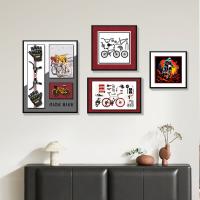 China Anniversary Occasion Luxury 3D Bicycle Wall Art for Home Office Hotel Decoration for sale