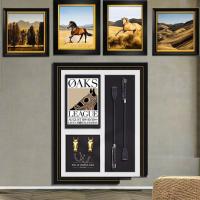 China Single-piece Package European Equestrian 3D Wall Mural for Living Room Entrance Decor for sale