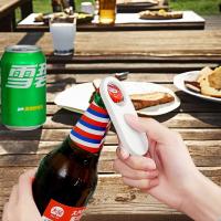 China Customizable Logo Stainless Steel Magnetic Can Bottle Opener for Household Kitchens for sale