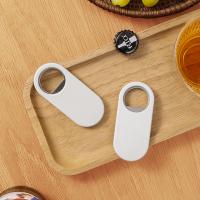 China Customizable Logo Stainless Steel Magnetic Can Bottle Opener for Household Kitchens for sale