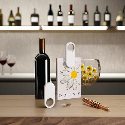 China Customizable Logo Magnetic Stainless Steel Can Bottle Opener for Smooth Operation in Kitchen for sale