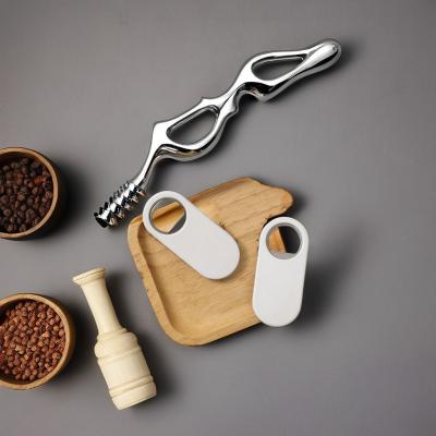 China Thickened Non-Slip Handle Stainless Steel Magnetic Bottle Can Opener for Custom Color for sale
