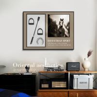 China Vintage European Equestrian Theme Building Blocks with Artistic Glass Crystal Design for sale