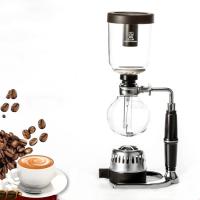 China Direct Heatproof Syphon Vacuum Glass Coffee Maker Stocked Feature Coffee Percolator for sale