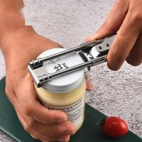 China Multifunctional Adjustable Metal Bottle Opener for Home Outdoor Portable Can Openers for sale