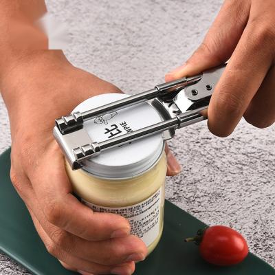China Multifunctional Adjustable Metal Bottle Opener for Home Outdoor Portable Can Openers for sale