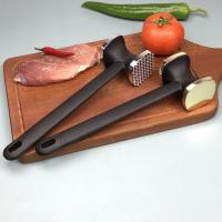 China Manual Kitchen Tool for Perfectly Tender Steaks Zinc Alloy and Plastic Meat Hammer for sale