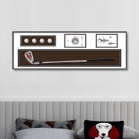 China Stylish Glass Crystal Golf Wall Art for Living Room Bedroom Corridor Electric Format for sale