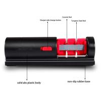 China 4-in-1 Ceramic Diamond Manual Household Tool Steel Knife Sharpener for Carbon Steel for sale