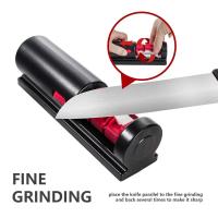 China 4-in-1 Ceramic Diamond Manual Household Tool Steel Knife Sharpener for Carbon Steel for sale