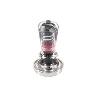 China Restaurant and Home Must-Have Transparent 58mm Senior Barista Constant Force Tamper Set for sale
