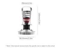 China Restaurant and Home Must-Have Transparent 58mm Senior Barista Constant Force Tamper Set for sale