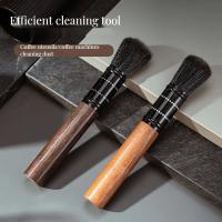 China Wooden Nylon Espresso Grinder Powder Cleaning Brush Keep Your Coffee Accessories Clean for sale