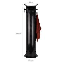 China Commercial Tall Knock Tube ABS Plastic Coffee Knock Box with Ceramic and Metal Utensils for sale