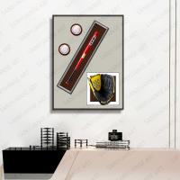 China Stylish Three-dimensional Baseball Decorative Painting for Hotel Anniversary Occasion for sale