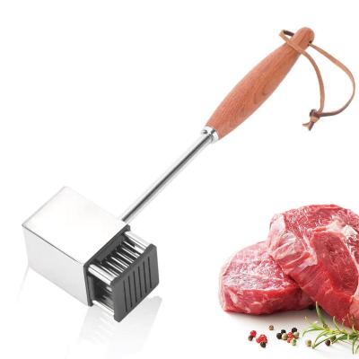 China Hot 36-Blade Manual Meat Tenderizer Durable Kitchen Tool for Tenderizing Steak Turkey for sale