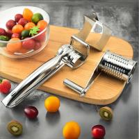 China Make Perfect Cheese and Vegetable Shreds with This Handheld Rotary Grater Home Kitchen for sale