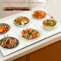 China Fast Heating Foldable Electric Warming Tray with 10 Gears and Smart Temperature Control for sale