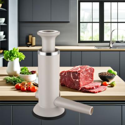 China Kitchen Tool Manual Sausage Enema Machine for Making Small Meatballs and Shrimp Slips for sale