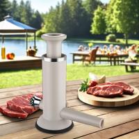 China Stocked Manual Sausage Meatball Maker Plastic Sausage Stuffer Shrimp Slip Preparation for sale