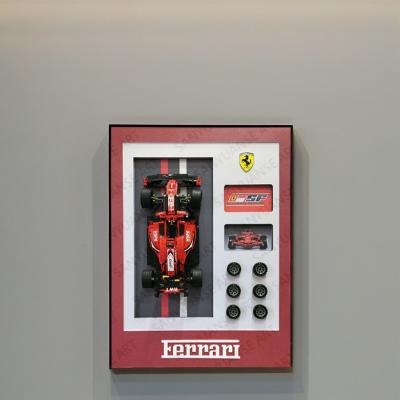 China Custom Porsche Sports Car and Beautiful House Models Displayed in Wall Frame for Trendy Home Decor for sale