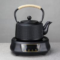 China Japanese Cast Iron Tea Coffee Kettle Pot Set Perfect for Home Travel Black Accessories for sale
