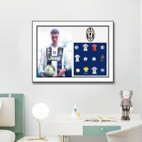 China Electric Building Blocks Still Life Pattern 3D Messi Football Wall Hanging in Modern Style for sale