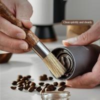 China Eco-Friendly Wooden Handle 58mm Precision Espresso Distributor Tamper for Baristas for sale