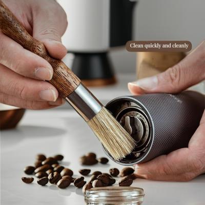 China Eco-Friendly Wooden Handle 58mm Precision Espresso Distributor Tamper for Baristas for sale