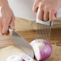 China Food Grade Mutifunction Cutting Slicer Stainless Steel Onion Tomato and Potato Cutter for sale