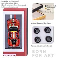China Creative Three-Dimensional Wall Murals Luxury Sports Car Background Hanging Painting for sale