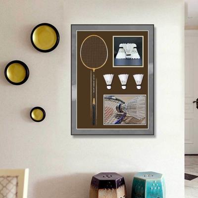 China High Resolution Printing Modern Badminton Gymnasium Mural for Sports Venue Decoration for sale