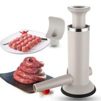 China TV Shopping Customized Logo Accepted Sausage Enema Manual Meatballs Shrimp Slip Maker for sale