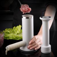 China TV Shopping Customized Logo Accepted Sausage Enema Manual Meatballs Shrimp Slip Maker for sale