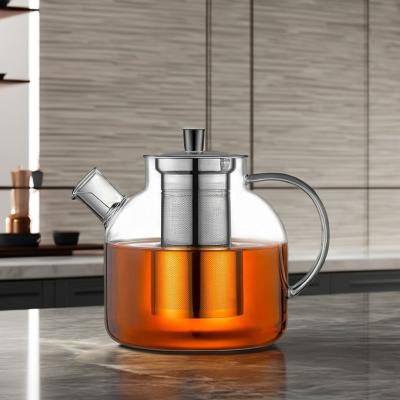 China 50 oz Clear Kettle Cup Set for Coffee Transparent and Logo Customize Logo Acceptable for sale