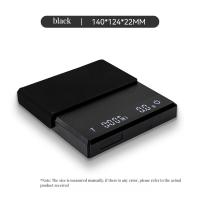 China Pocket Scale Battery-Powered Body and Coffee Weight Measuring Device Black Color 2024 for sale