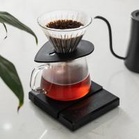 China Pocket Scale Battery-Powered Body and Coffee Weight Measuring Device Black Color 2024 for sale