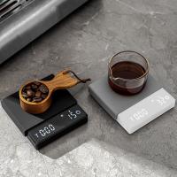 China Electronic Digital Coffee Scale 2kg/0.1g With Timer LCD Display Kitchen Weighing for sale